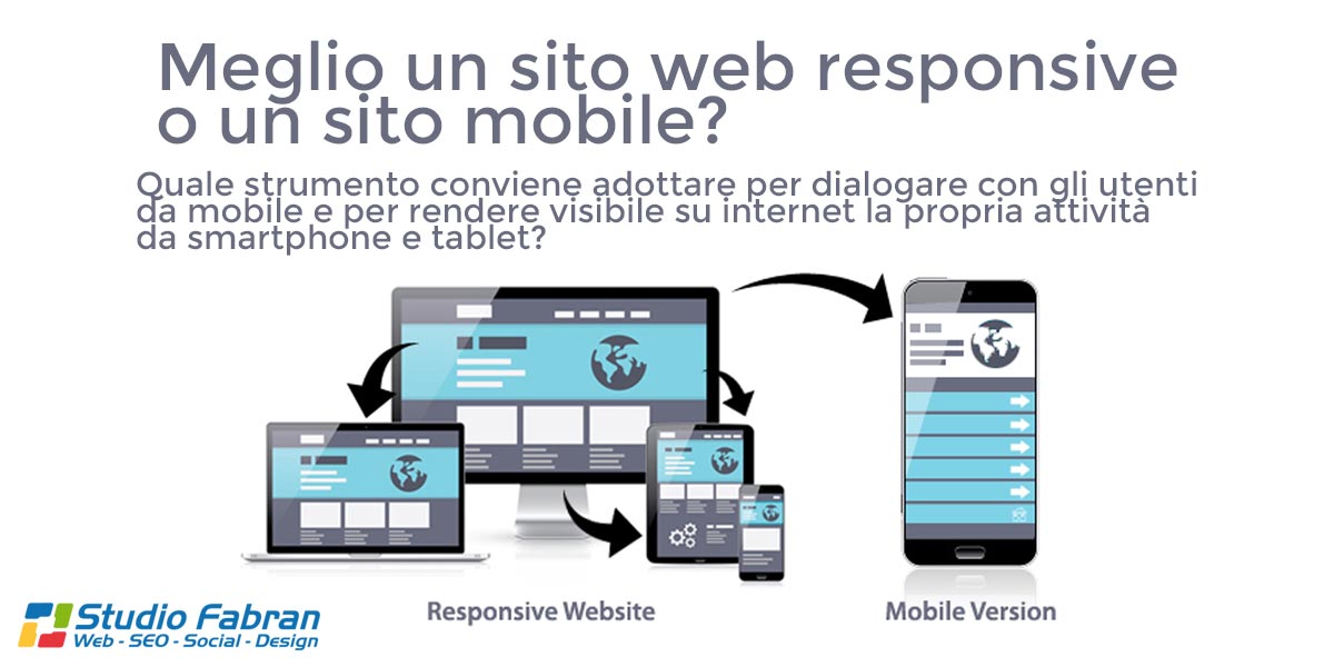 Meglio un sito web responsive o un sito mobile?
